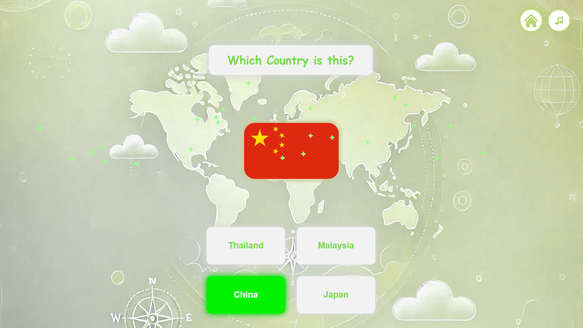 Flags Quiz - HTML5 Game - Construct 3 by 2dragontails | CodeCanyon